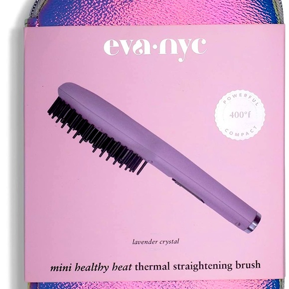 Eva Nyc Hair Nwt Eva Nycs Mini Thermal Straightening Brush Poshmark